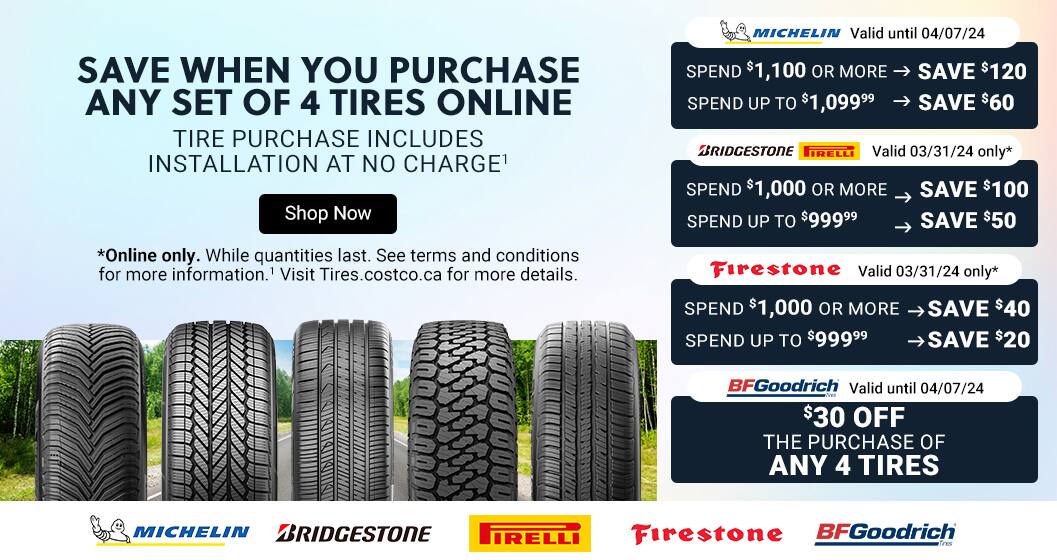 Automotive & Tires | Costco